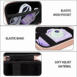 Leayjeen Kids Camera Case Compatible with Goopow/SGAINUL/Gofunly/ArtCWK and More Video Digital Camera Gift - Case for Toy Action Camera and Accessories(Case Only) (gold)