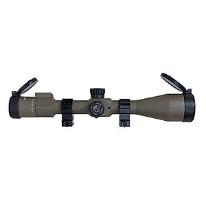 Monstrum G3 5-25x50 FFP Rifle Scope | Flat Dark Earth | Monstrum Extended Length Offset Scope Mount | 30 MOA | Bundle