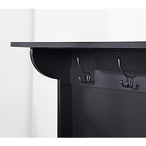 Linon Home Decor Anna Hall Tree-Wide Bench, Black