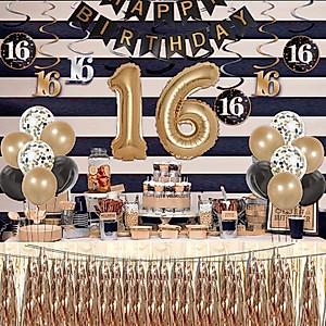 4P Champagne Gold Foil Fringe Metallic Streamers Banner Tassel Garland for Parade Floats, Bachelorette, Wedding, Birthday, Halloween, Christmas, Bridal/Baby Shower Party Decorations