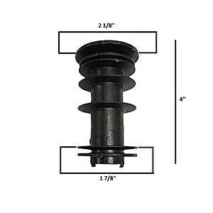 Chromcraft Plastic Insert Bushing 2 Pack OEM 2 1/8" OD x 1 7/8" ID
