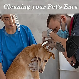 Dr.Jim 300 Pcs Disposable Dental Cotton Rolls,Nosebleed Plugs,Highly Absorbent Cotton Swabs for Kids,Adults Mouth 1.5" x 3/8"