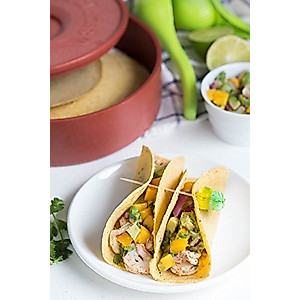 IMUSA USA Terracota Tortilla Warmer, 1 Pack, Brown