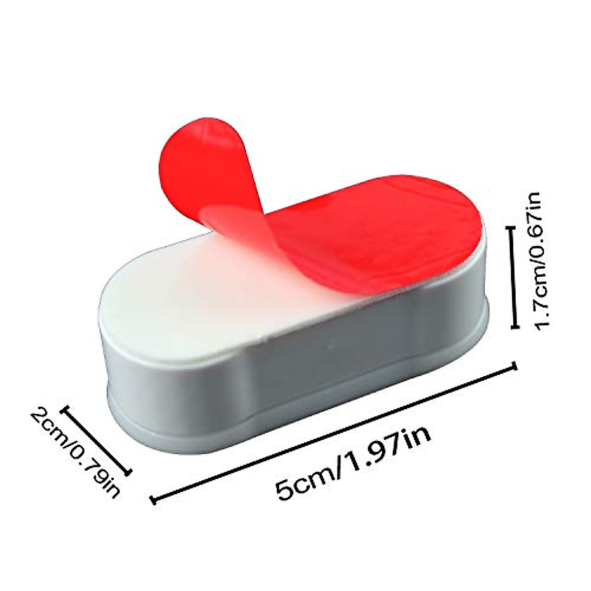 Apure Bidet Toilet Seat Bumper for Bidet with Strong Adhesive (4pcs)