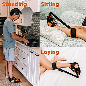 Plantar Fasciitis Night Splint, Breathable Plantar Fasciitis Support w/Advanced Stretching Mechanism – Orthotics Support for Achilles Tendonitis, Drop Foot & Pain (Men - 8-8.5, Women - 9.5-10)