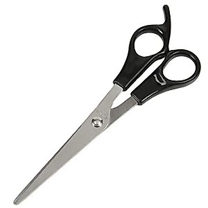 Chef Craft Basic Stainless Steel Barber's Shears, 7 inch, Black