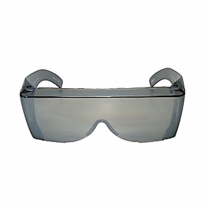 Calabria 3000 Fitover Safety Glasses Over Eyewear Blue Green Silver Mirror 3 Pack Men Women Wraparound Tint Anti Fog Scratch