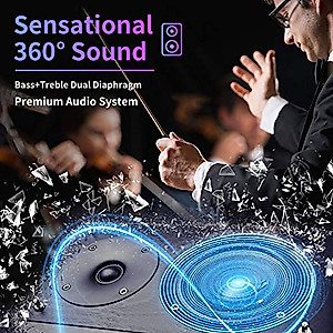 Upgraded High Brightness Video Projector 1000ANSI Lumen,Native 1080P 5G Wifi Bluetooth Projector Support 4K HDR10,Full HD Movie LED Overhead Projector for iOS Android Phone TV Box Laptop Home&Business