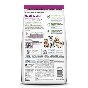 Hill's Science Diet Adult 7+ Senior Vitality Small & Mini Dry Dog Food, 12.5 lb. Bag