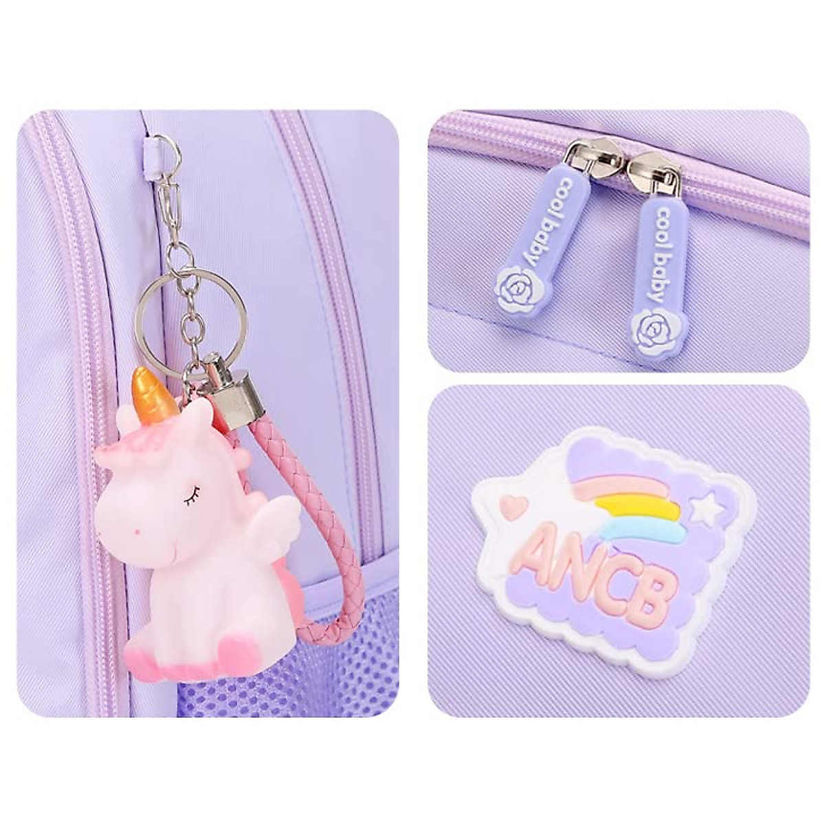 Travel Laptop Backpack Unicorn Waterproof Backpack School Laptop Bag Blue Medium