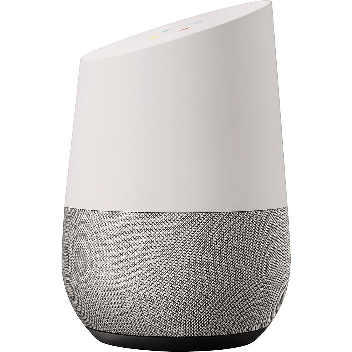 Google Nest Hello White/Slate Speaker and Metallic Base Bundle