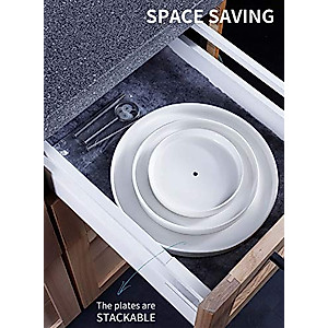 Sweese 734.101 3-Tier Porcelain Cupcake Stand, Tiered Dessert Stand, Cake Stand - White Porcelain Round Plates for Tea Party Wedding Baby Shower Buffet Server