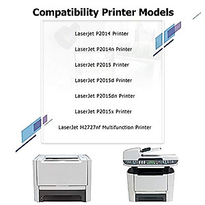 1 Pack 53A | Q7553A (Black) Compatible High Yield Toner Cartridge Replacement for HP Laser Jet P2014 P2014n P2015 P2015d P2015dn P2015x M2727nf Printers,Sold by Thurink.