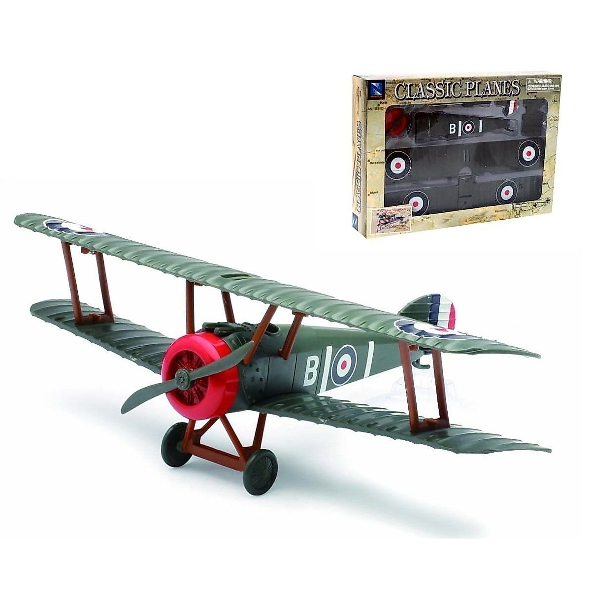 Sopwith Camel F.1 1/48 Scale WWI Fighter Biplane Model by NewRay