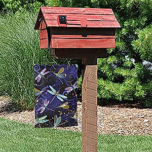 Welcome Garden Flag Double Sided,Outdoor Welcome Garden Decor,Small Garden Flag Dragonfly