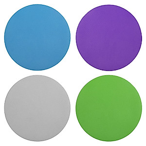 4PCS Jar Gripper Pads, Multifunctional Rubber Jar Gripper Pad Jar Opener Grippers Kitchen Coaster for Elderly Children Women Weak Hands (4 Colors)