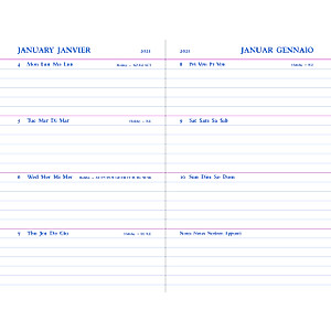 Letts Legacy Heritage Book Size Week to View 2021 Diary - Purple, 21-081978