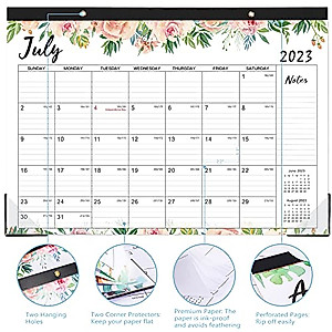 2023-2024 Desk Calendar - Jul 2023 - Dec 2024, 18 Months Large Monthly Desk Calendar, 17" x 12", Desk Pad, Large Ruled Blocks, to-do List & Notes, Best Desk/Wall Calendar for Planning or Organizing