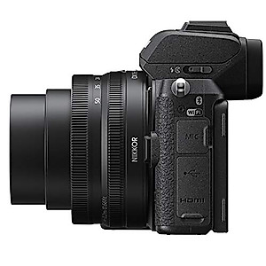 Nikon Z50 Mirrorless Digital Camera 20.9MP W/Nikkor Z 16-50mm Lens + Shot-Gun Microphone + LED Always on Light+ 64GB Extreme Speed Card, Gripod, Case, and More (26pc Video Bundle)