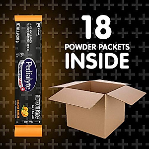 Pedialyte AdvancedCare Plus Electrolyte Powder, with 33% More Electrolytes and PreActiv Prebiotics, Orange Breeze, Electrolyte Drink Powder Packets, 0.6 oz (18 Count)