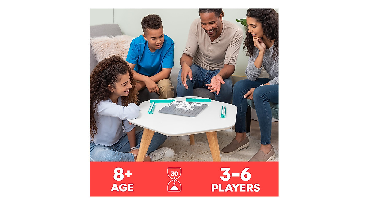 Upwords Word Game – Family Fun with Stackable Tiles