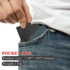 Ludex Universal Pistol Speed Loader, Mag Reloader for 9mm Luger 10mm .40S&W .45ACP .357Sig .380ACP 1911 Single and Double Stack Magazines-Dark Black