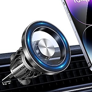 for iPhone MagSafe Car Mount Vent【Strongest Magnets】 Magnetic Phone Holder for Car air Vent【360° Adjustable】MagSafe Accessories for iPhone 14 Pro Max 13 12 Pro Plus Mini &MagSafe Case & All Phones