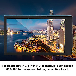 3.5 inch Capacitive Touch Screen for Raspberry Pi, 800x480 Portable HDMI HD LCD Touchscreen Monitor, for Raspberry Pi, for Win10/7