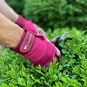 Wells Lamont Women’s HydraHyde Split Leather Hybrid Pink Gloves, Medium (3268M)