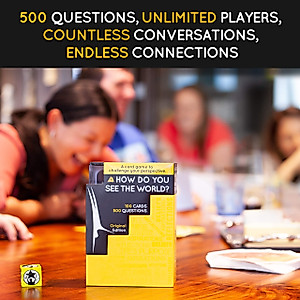 Authentic Agility Conversation Card Game (100 Cards - 500 Questions) Family Card Games for Adults, Teens, Families - Ice Breakers, Get to Know People, Communication Skills for Parties & Gatherings