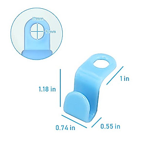 Clothes Hanger Connector Hooks,100PCS Hanger Hooks,Space Saving Cascading Hangers Connection Hooks for Heavy Duty Clothes Closet (Colorful)