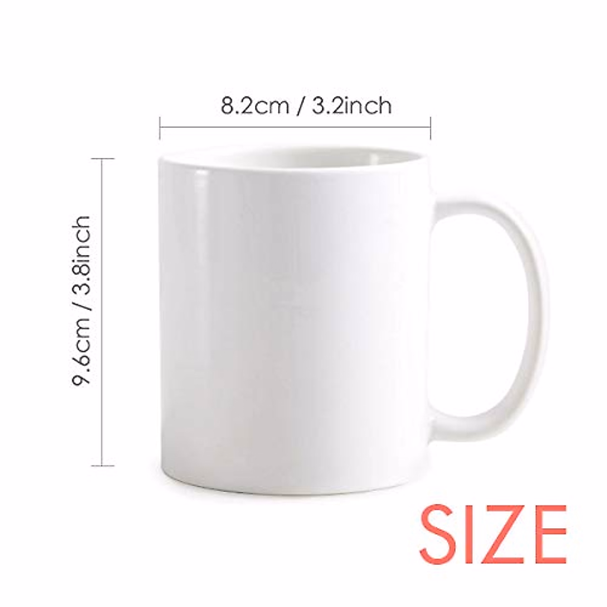 Greek Alphabet Psi Black silhouette Mug Pottery Ceramic Coffee Porcelain Cup Tableware