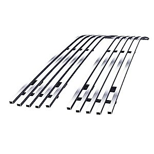 APS Compatible with Chevy Blazer C K Pickup Suburban Tahoe 1994-1999 Main Upper Stainless Steel Chrome Billet Grille Grill Insert C65706A
