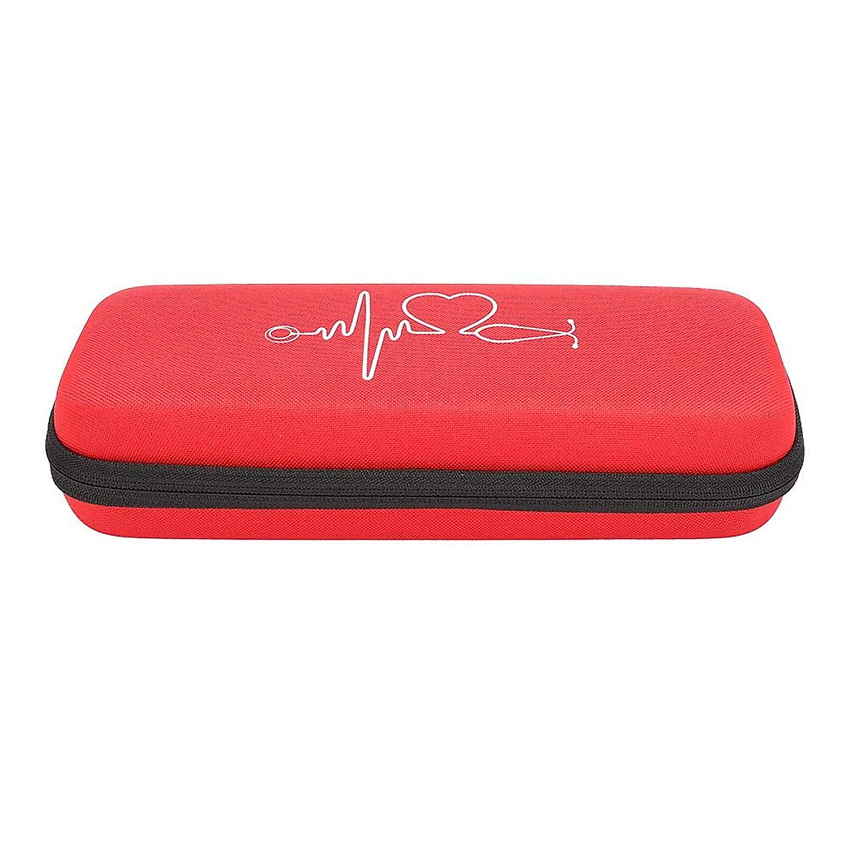 Stethoscope Carrying Case, Stethescopencase Case, Stethescopencase Holder, Portable Household Stethoscope Storage Box Organizer Case Storage Bag Container(Red)