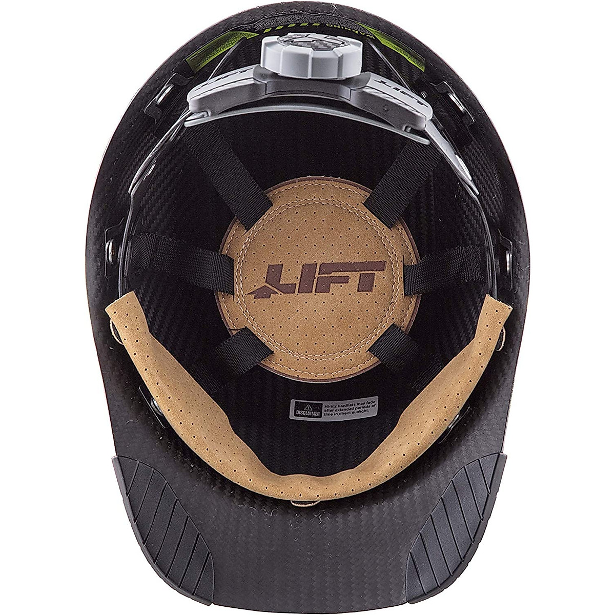 LIFT Safety DAX Fifty 50 Carbon Fiber Cap Style Hardhat ANSI Compliant 6 Point