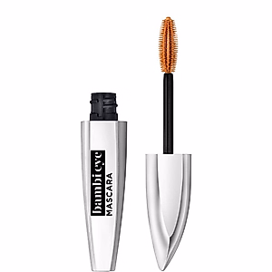 L’Oréal Paris Cosmetics Bambi Eye Washable Mascara, Lasting Volume, Black Brown, 0.28 fl. oz.