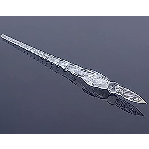 Glass Dip Pen Set, 12 Color Inks, Crystal Glass Pens for Art, Writing, Drawing, Calligraphy, Signatures, Holiday Gifts (Typ 3)