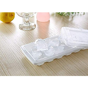 WOIWO 2PCS IceCube Box Mold Shaved Ice to Make Ice Box Mold Ice Cube Storage Box