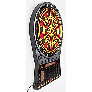 Arachnid Cricket Pro 300 Soft-Tip Electronic Dartboard Game Features 36 Games with 175 Options,Black