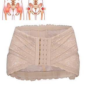 Pelvic Support Belt, Soft Hip Brace, Adjustable Elastic Hip Pain Relief for Postpartum Repair(M)