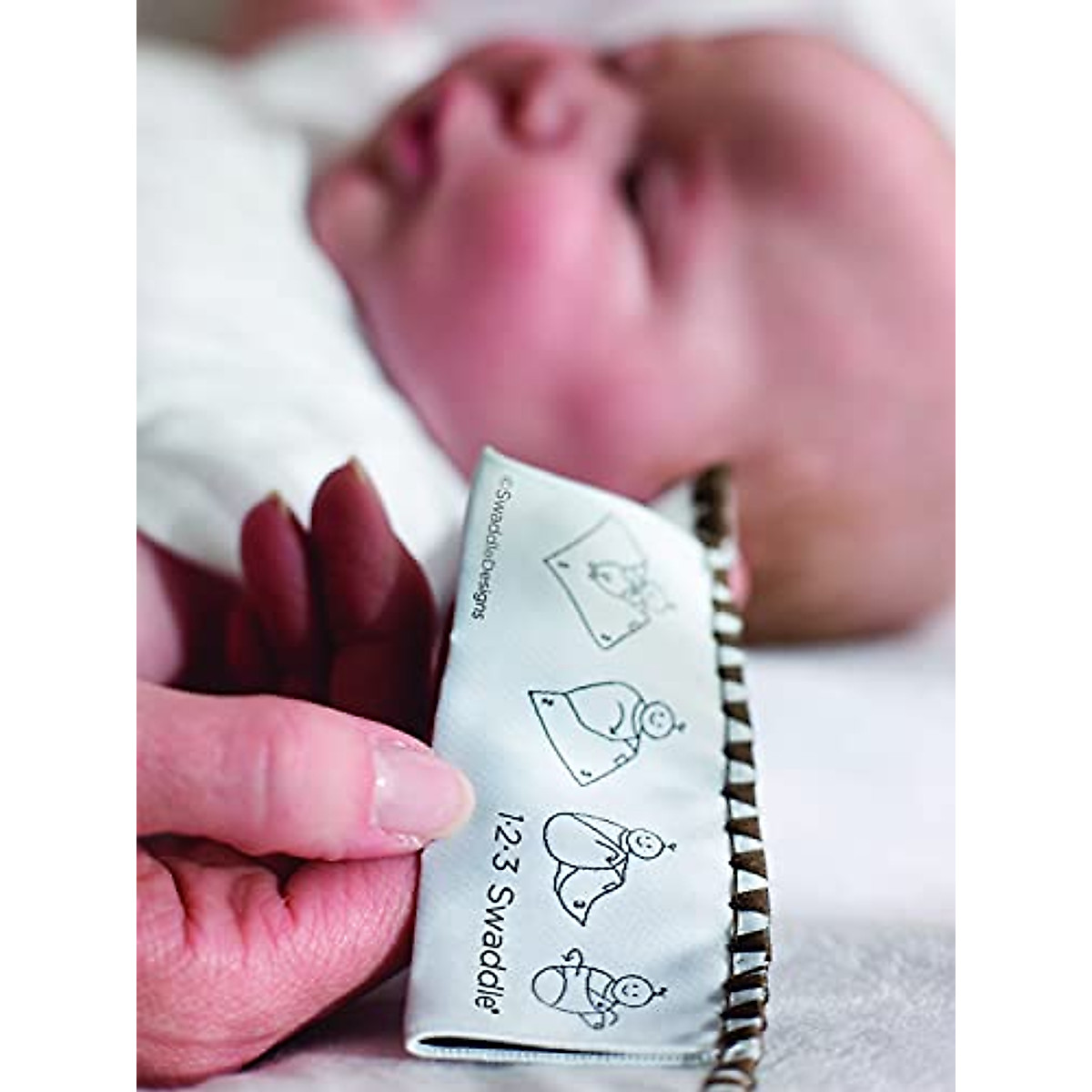 SwaddleDesigns Large Receiving Blanket, Ultimate Swaddle for Baby Girls, Softest US Cotton Flannel, Best Shower Gift, Made in USA, Brown Polka Dots on Pastel Pink (Mom's Choice Award Winner)