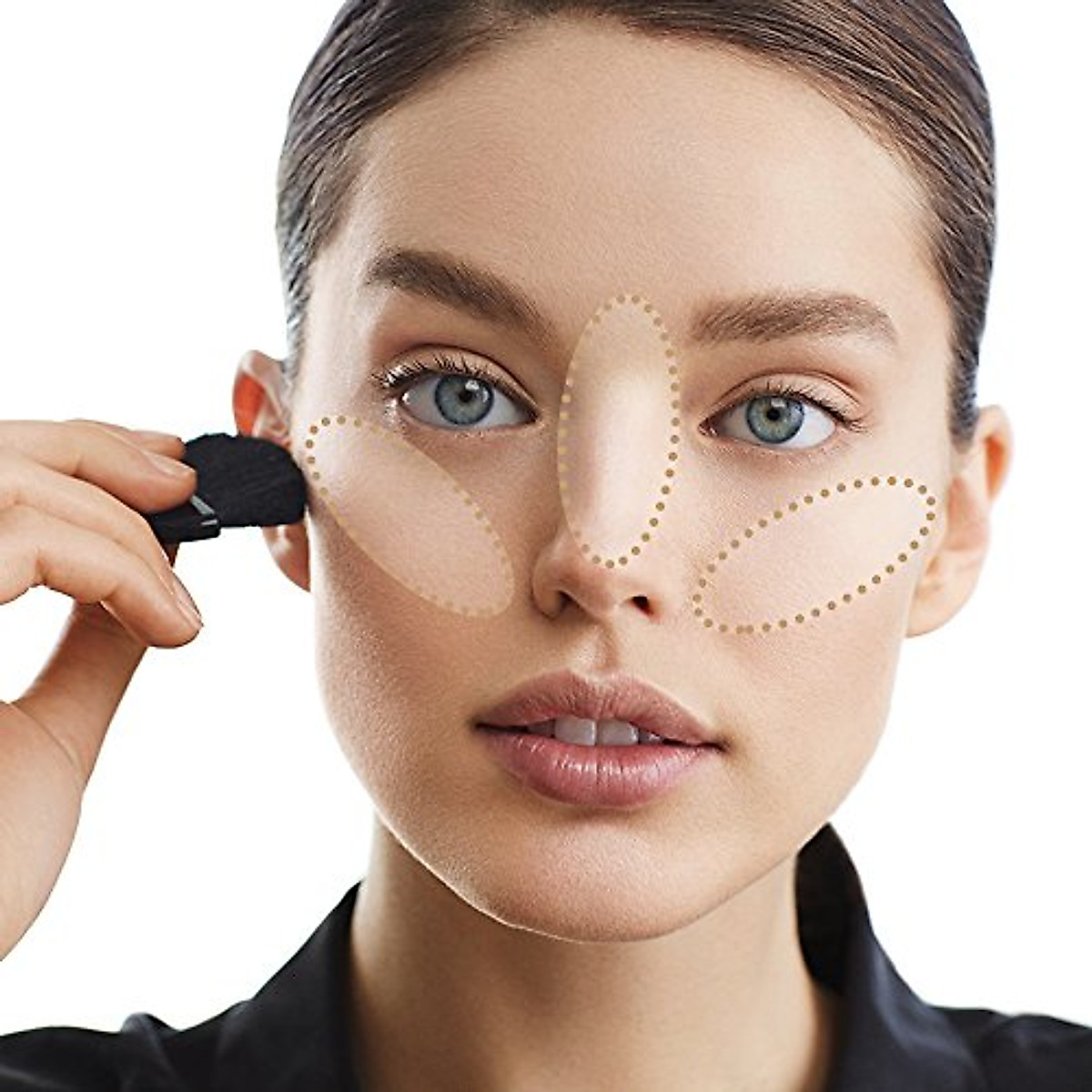 Maybelline New York Makeup Facestudio Master Contour V-Shape Duo Stick, Medium Shade Contour Stick, 0.24 oz