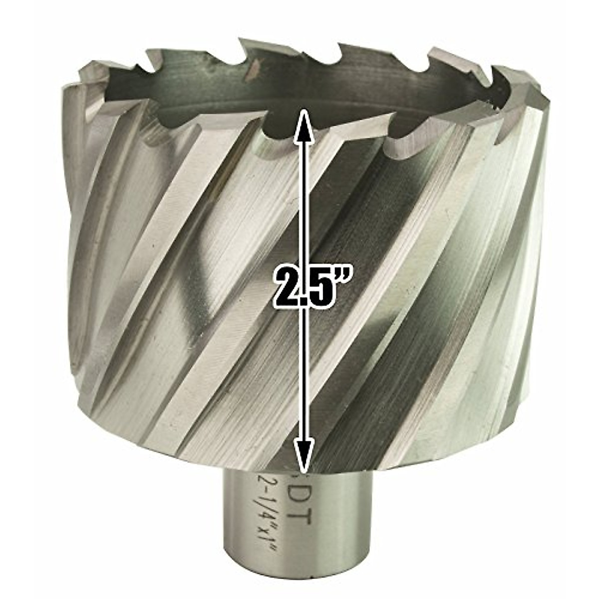 Steel Dragon Tools 2-1/4" x 2" High Speed Steel Annular Cutter with 3/4" Weldon Shank