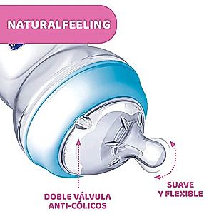 Natural Feeling Chicco Baby Bottle 150ml 0Mesi + Bimbo