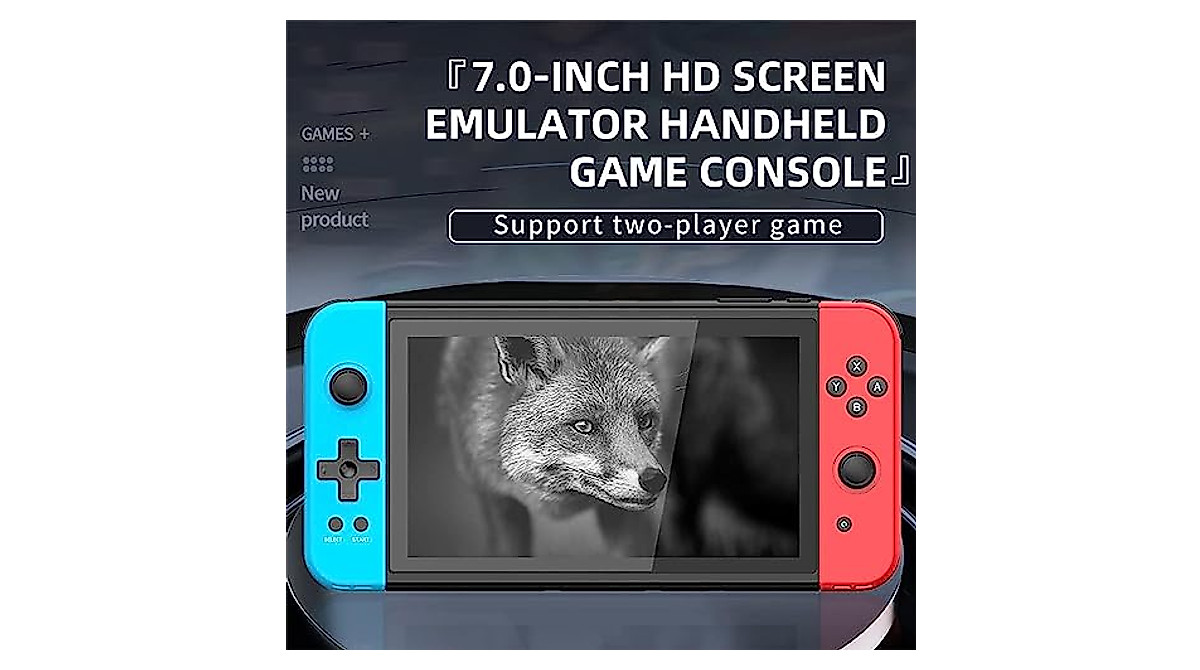 FAiruo X70 Handheld Game Console - 7.0-inch, HDMI, Long Battery