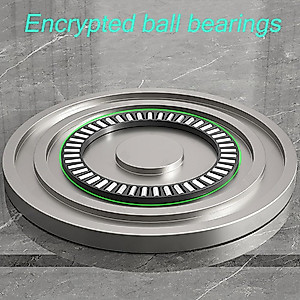 MAGILL 36in Tempered Glass Turntable for Dining Table Centerpiece Rotating Tray，Round Lazy Susan Turntable with Aluminum Alloy Bearing, Easy to Share Food (Color : Clear, Size : 60cm/24in)