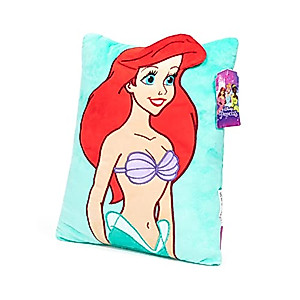 Disney The Little Mermaid Ariel Plush Snuggle Pillow - Super Soft Decorative Throw Pillow - Measures 15 Inches