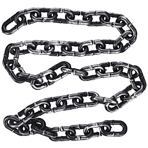 Fun World Mens 74" Chain Links, Multicolor, Standard US