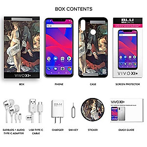 BLU VIVO XI+ V0310WW 6.2” Full HD+ Unlocked 4G LTE 64GB Android 16MB Smartphone (Silver)