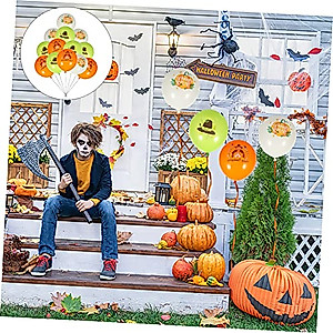 NOLITOY 90 pcs thanksgiving balloons Pumpkin Party Balloons Autumn Turkey Balloon party supplies fall garland orange ballon orange decorations Theme Latex Balloons Festival Balloons unique